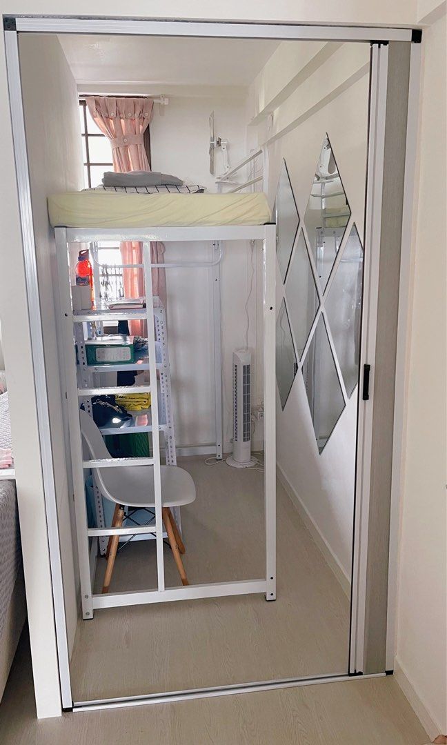 Bomb shelter helper room customize metal Bedframe + mattress (with top ...