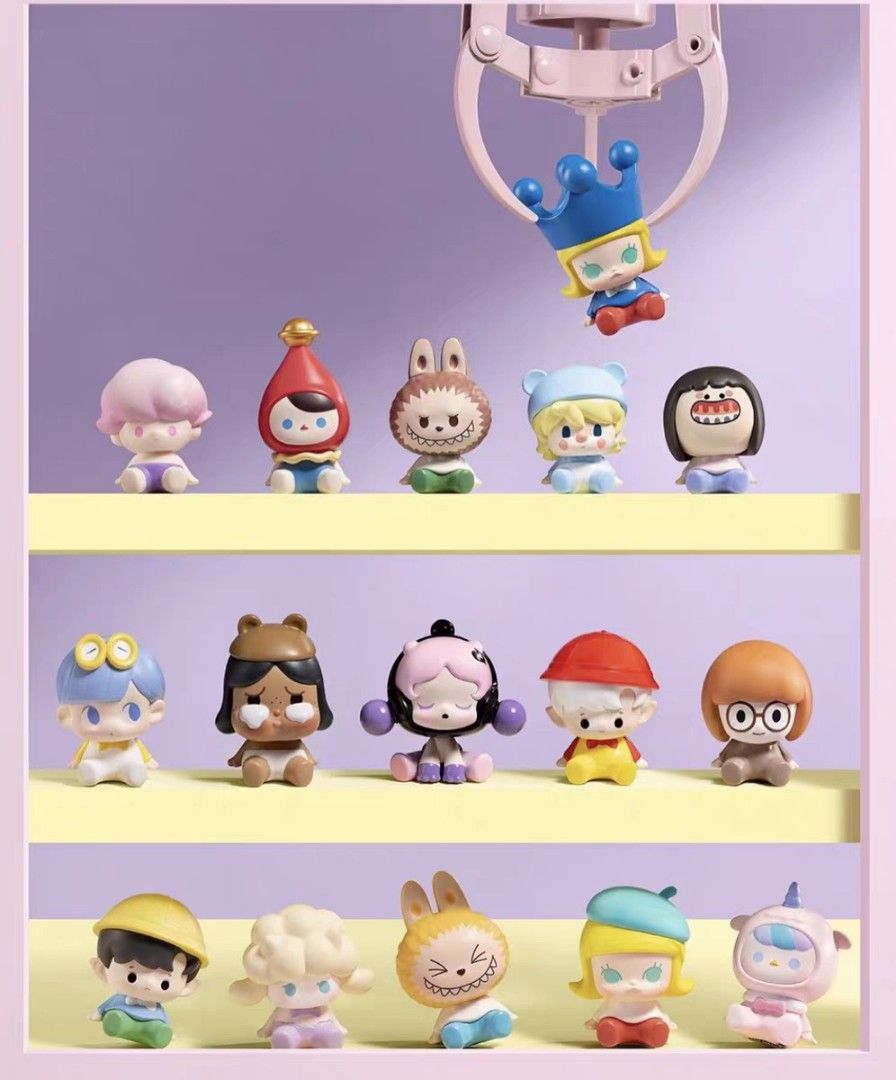 [BRAND NEW! POPMART] POPMART MINI POP BEANS CLASSIC SITTING SERIES FULL ...