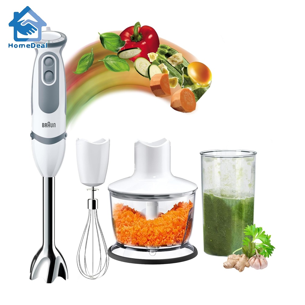 Braun MultiQuick 5 Vario Hand Blender with Whisk and Chopper MQ5235WH ...