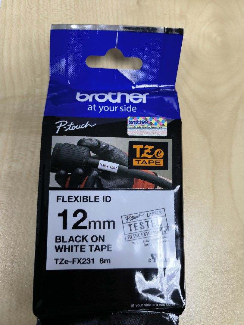 Brother Flexible ID Tape, Computers & Tech, Office & Business ...