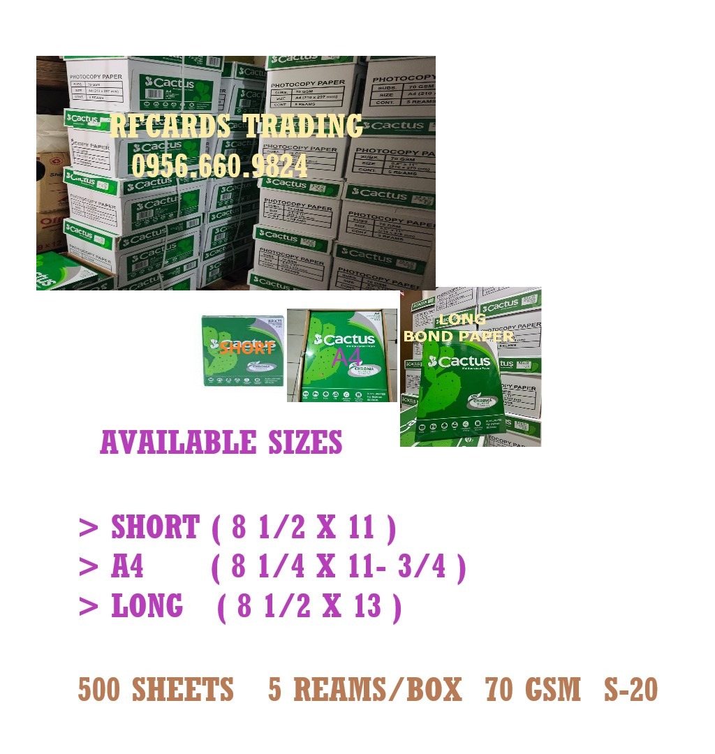 CACTUS MULTI PURPOSE PAPER- HIGHLY RECOMMENDED PAPER WITH HIGH QUALITY ...