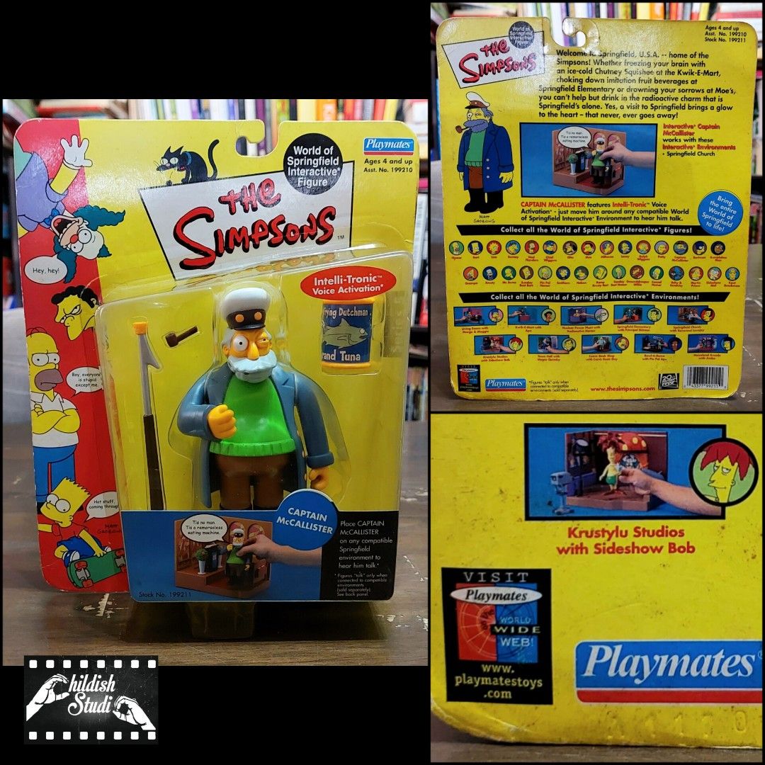 CAPTAIN McCALLISTER (The Simpsons) Interactive Voice Activation Action ...