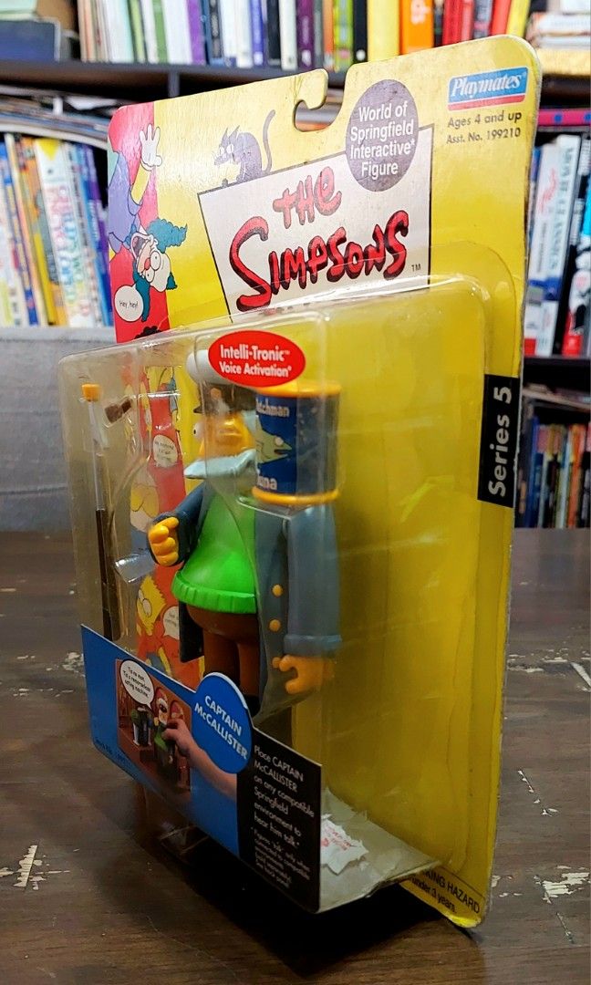CAPTAIN McCALLISTER (The Simpsons) Interactive Voice Activation Action ...