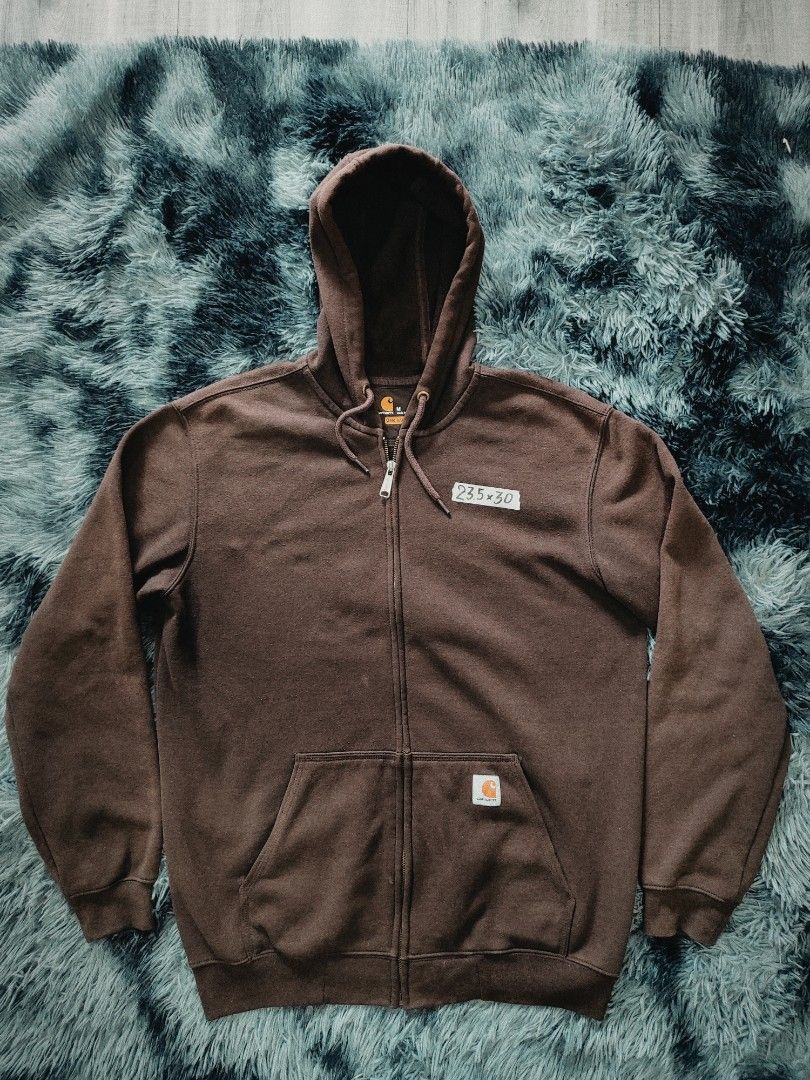 Carhartt dark brown hoodie, Men's Fashion, Coats, Jackets and Outerwear ...