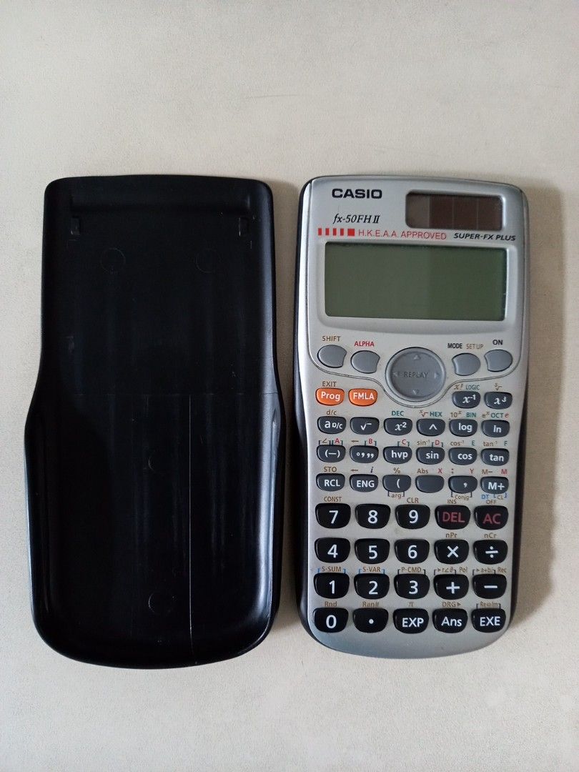Casio fx-50 FHII Calculator, 興趣及遊戲, 書本 & 文具, 雜誌及其他 - Carousell