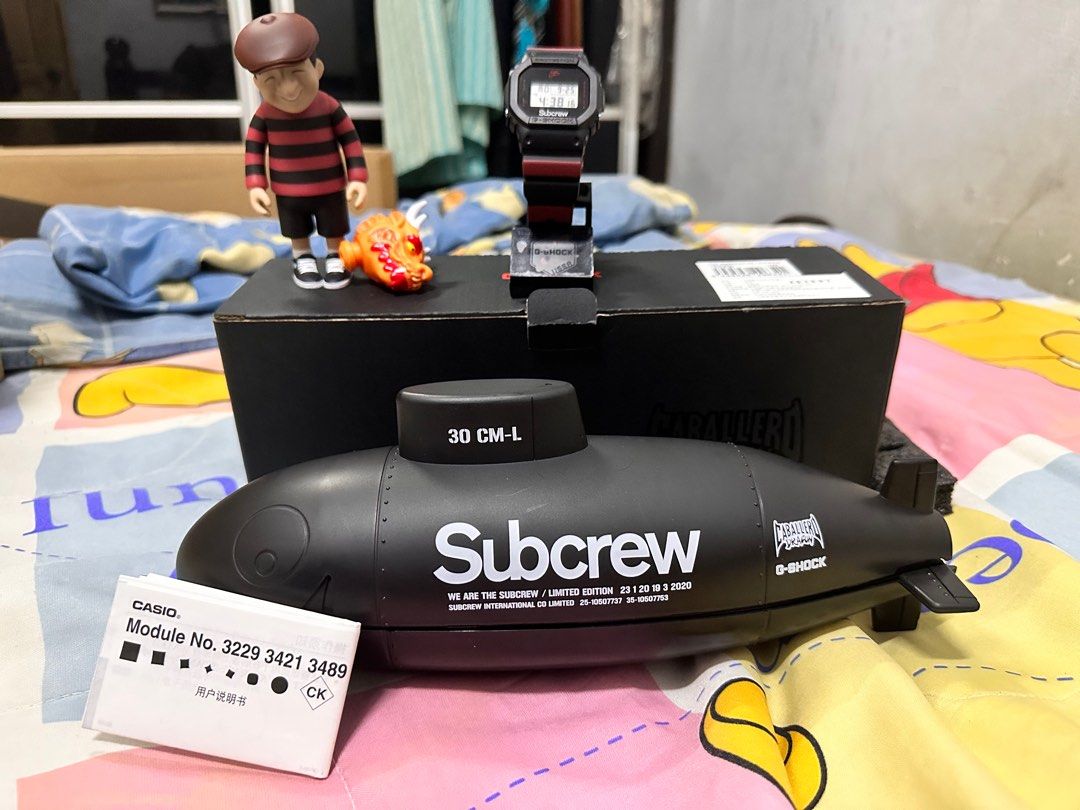 Casio G SHOCK 2020 x "SUBCREW" x "STEVE CABALLERO" Sharkmarine Box set ...