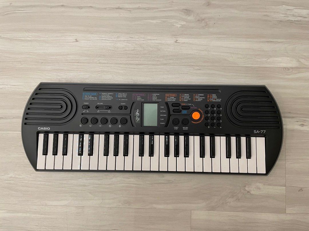 Casio keyboard SA-77, Hobbies & Toys, Music & Media, Musical ...
