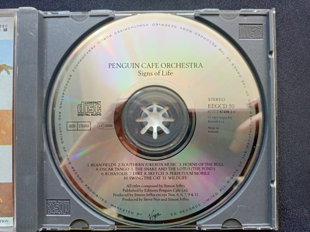 CD Penguin Cafe Orchestra : signs of life, Hobbies & Toys, Music ...