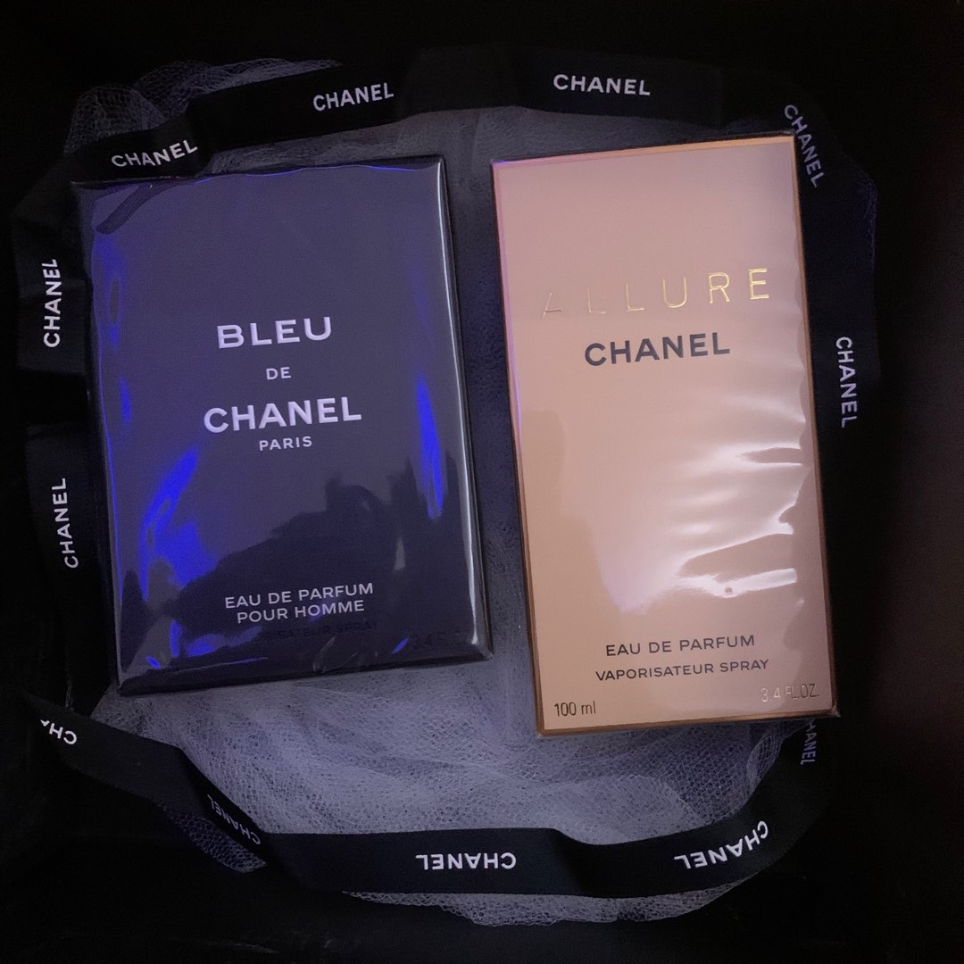 CHANEL Allure & Bleu de Chanel Gift Set, Beauty & Personal Care ...