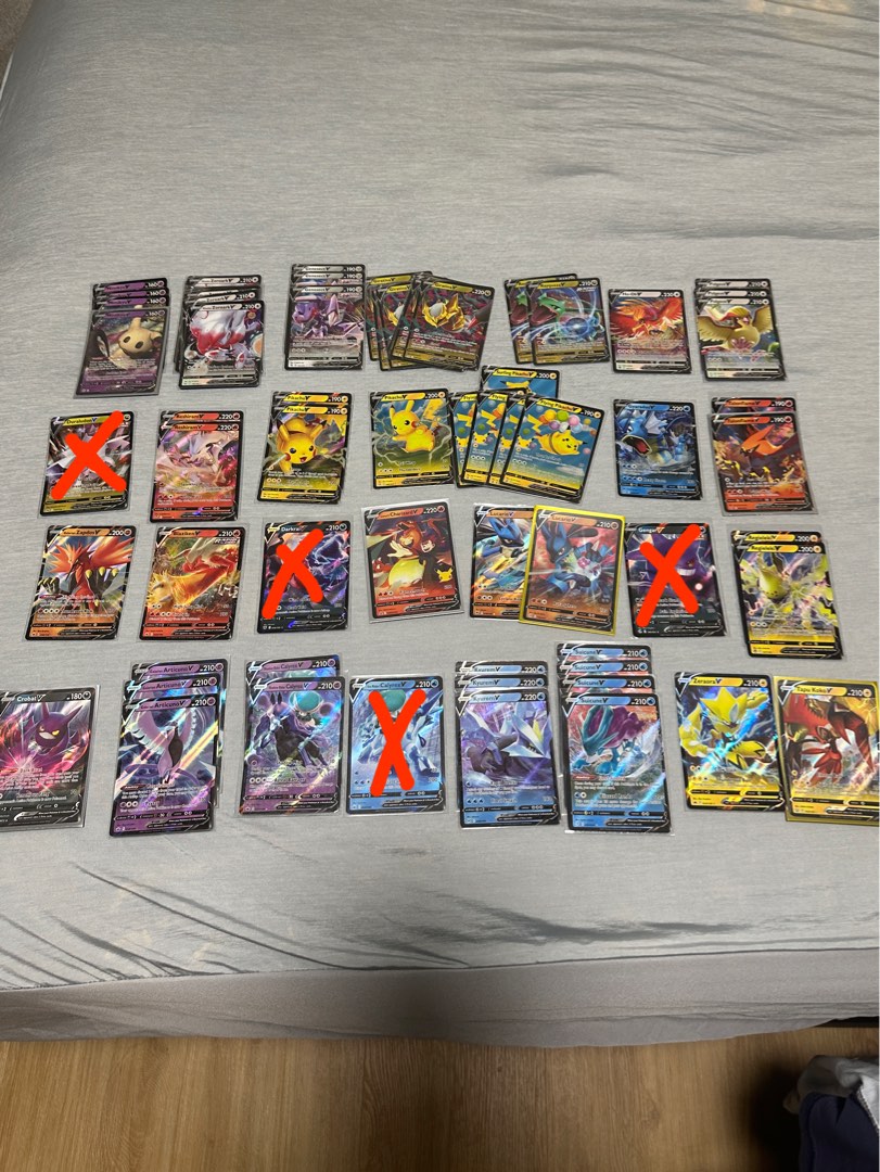 Cheap Pokemon V Cards Popular Pokemon! | Lucario Pikachu Rayquaza ...