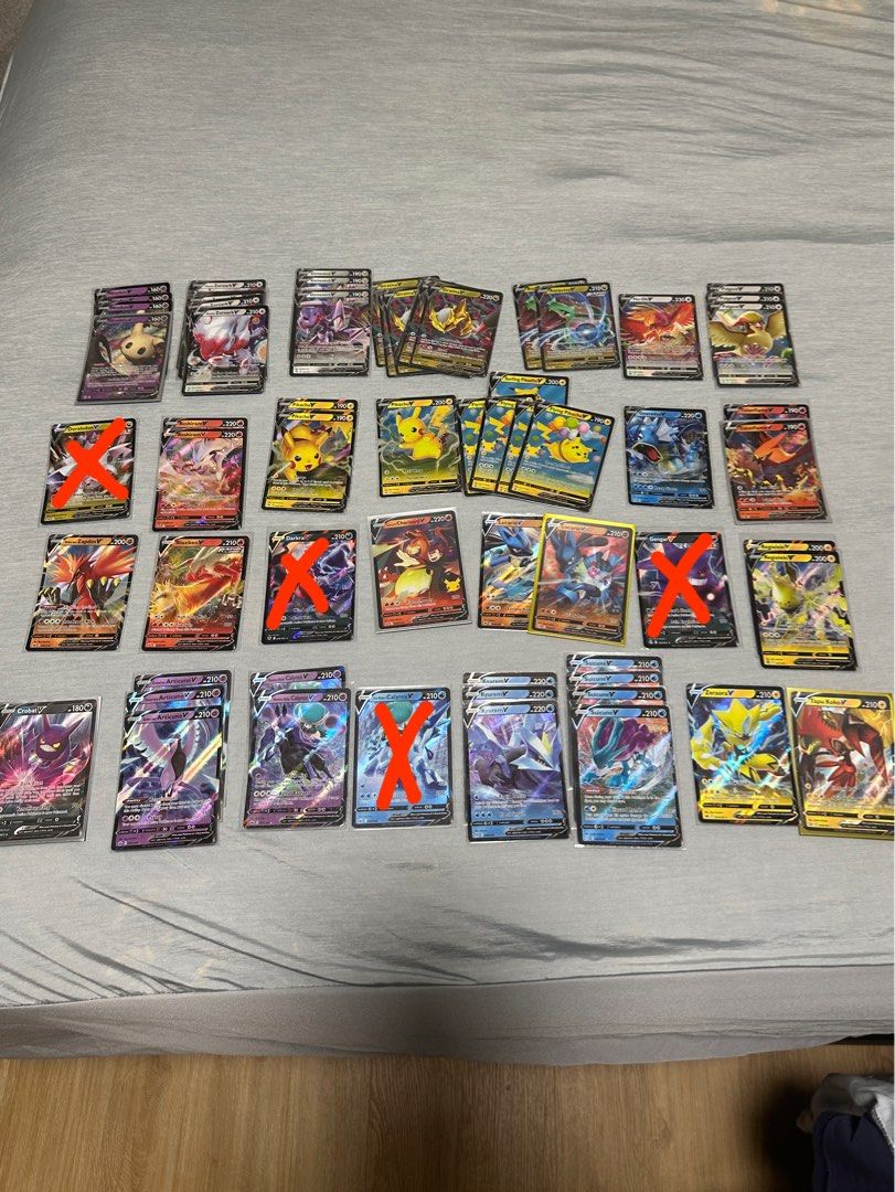 Cheap Pokemon V Cards Popular Pokemon! | Lucario Pikachu Rayquaza ...