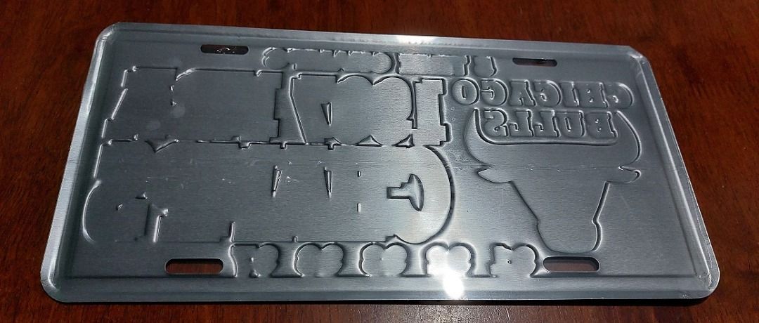 Chicago Bulls 5 Time Champs Car Plate, Hobbies & Toys, Memorabilia ...