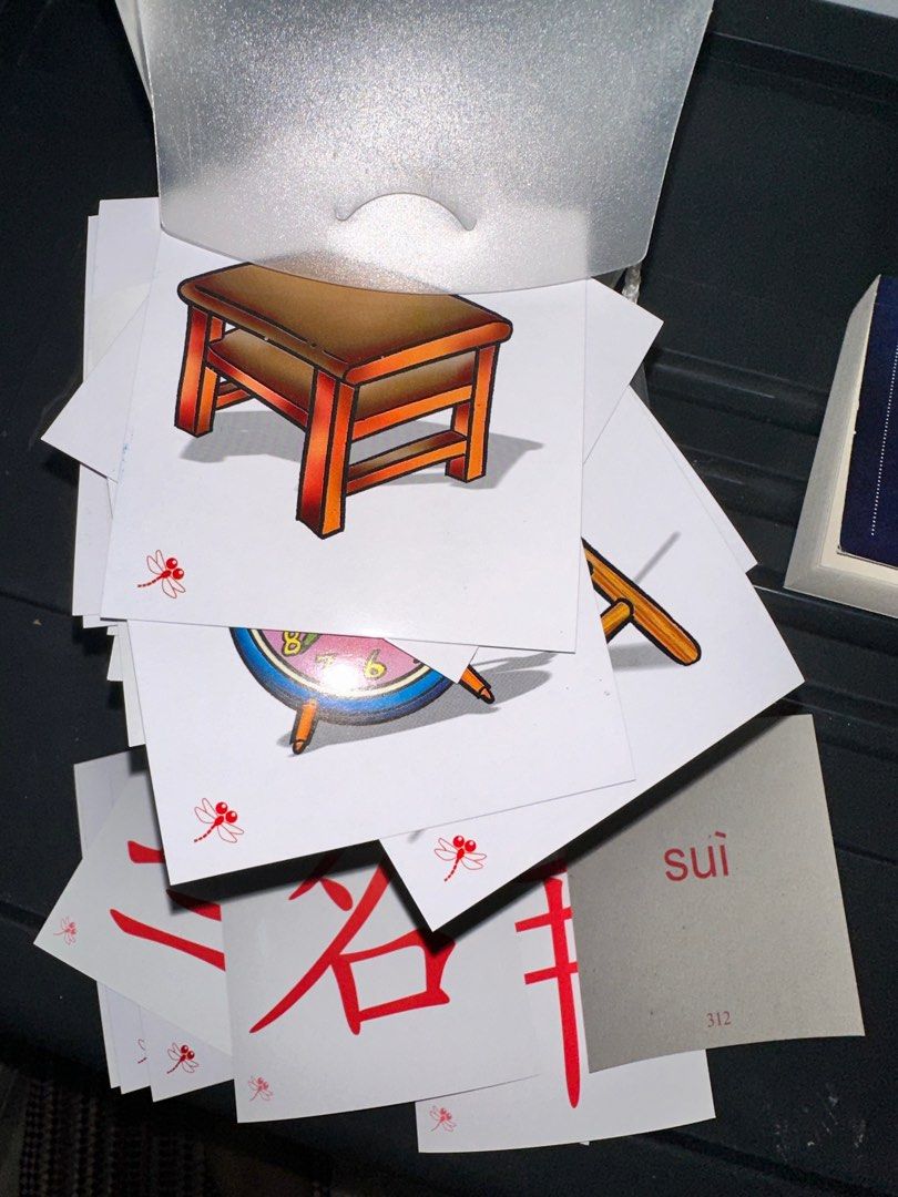 Chinese Mandarin hanzi cards for memorisation, Hobbies & Toys, Books ...