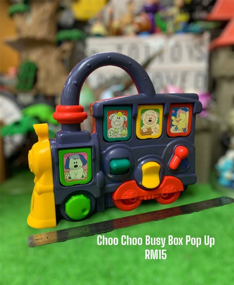 Choo choo Busy Box, Babies & Kids, Infant Playtime on Carousell