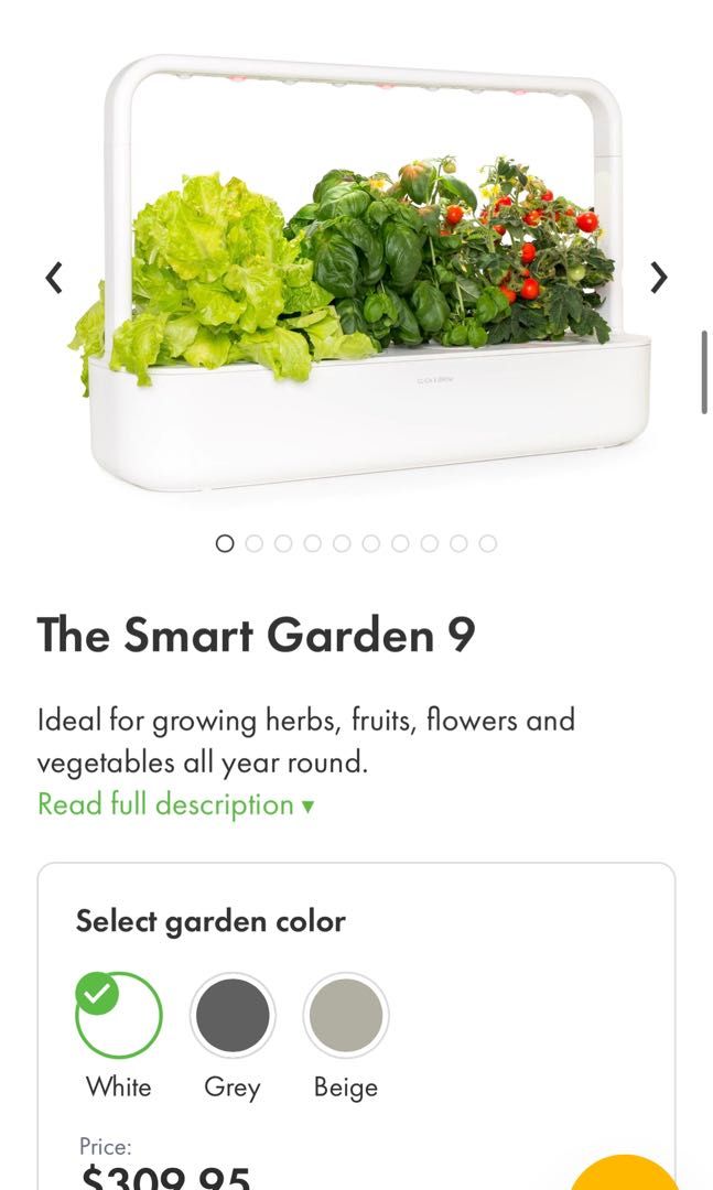 Click and Grow 9 PRO, Furniture & Home Living, Gardening, Pots ...