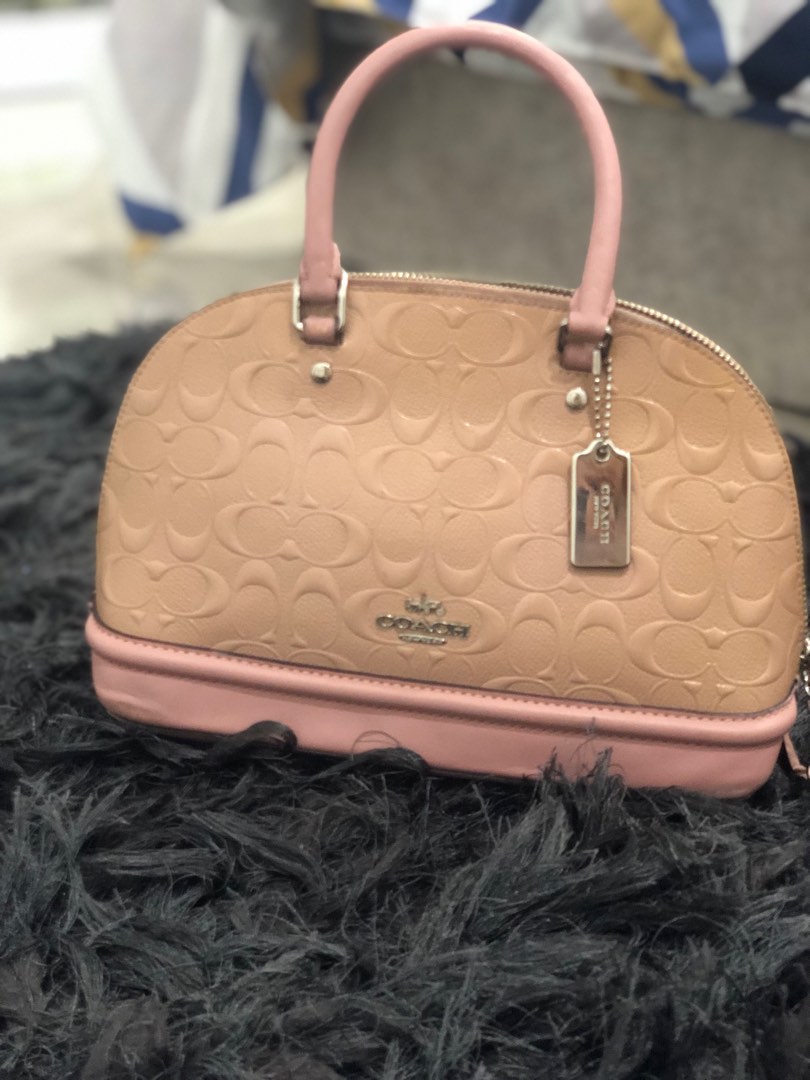 Coach alma pink, Women's Fashion, Bags & Wallets, Tote Bags on Carousell