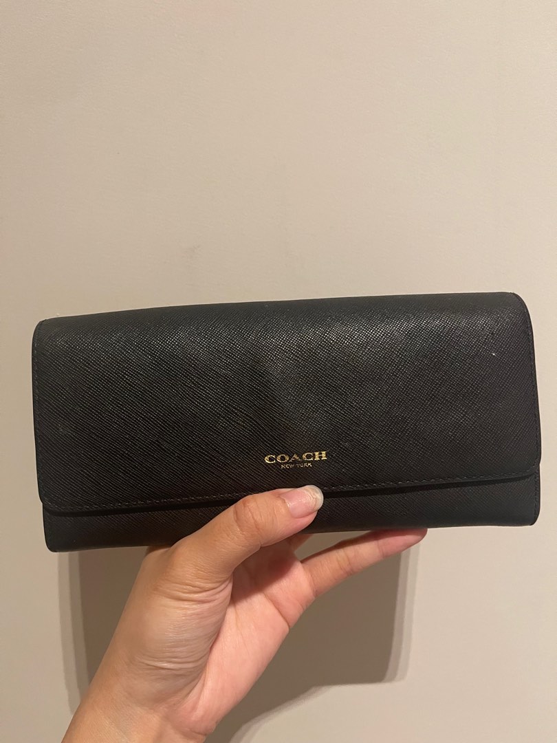 Coach long wallet, Luxury, Bags & Wallets on Carousell