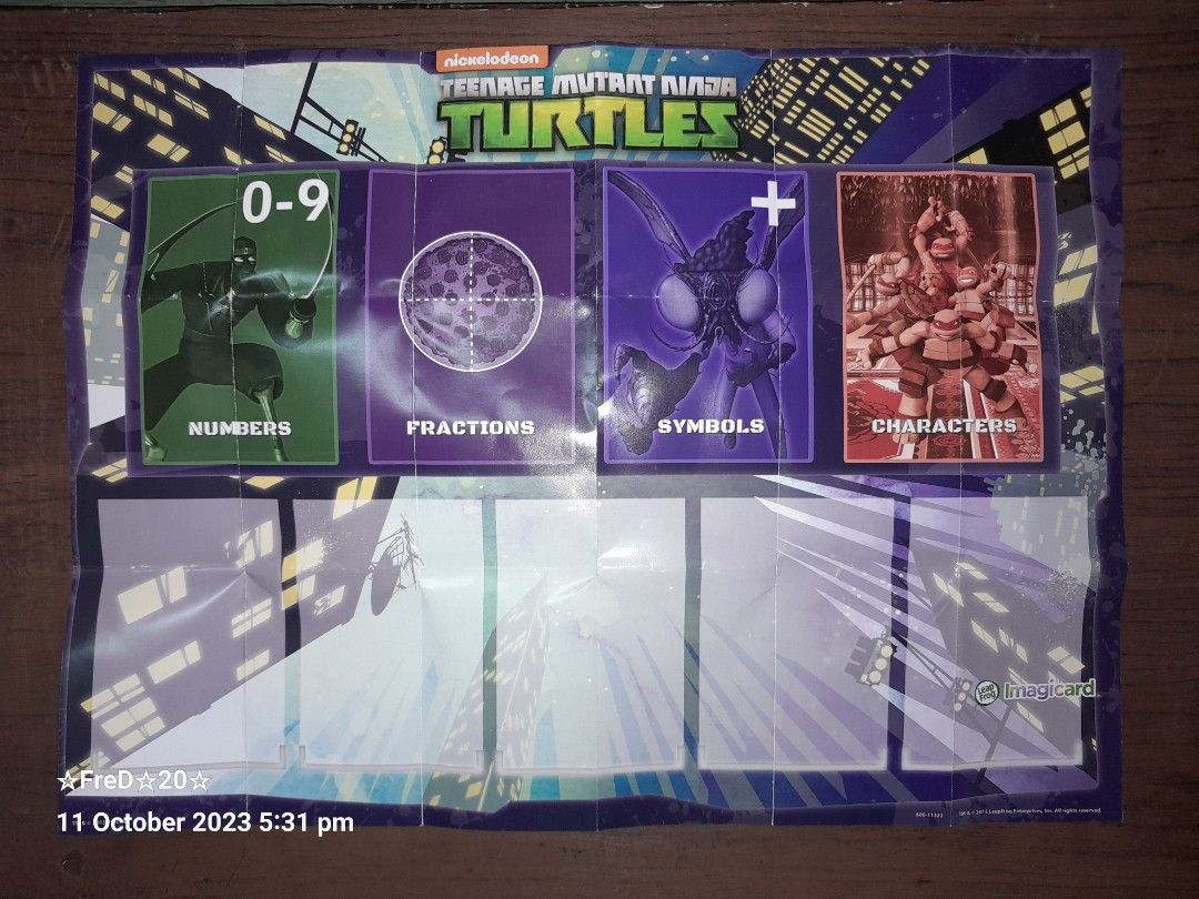 Complete 2015 Nickelodeon X LeapFrog Teenage Mutant Ninja Turtles Imagi ...