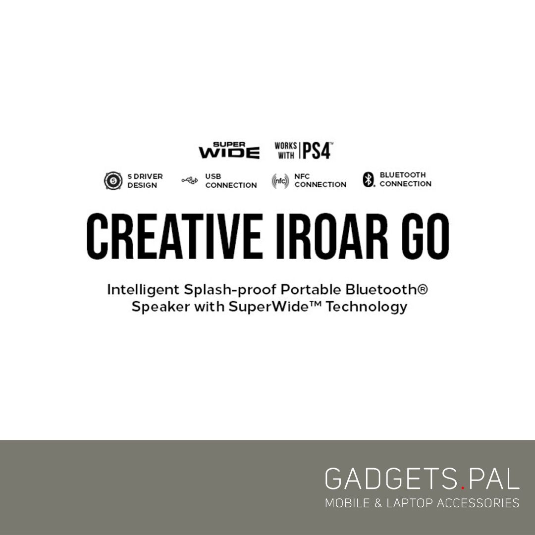 CREATIVE iRoar GO Portable Bluetooth Speaker, Audio, Soundbars ...