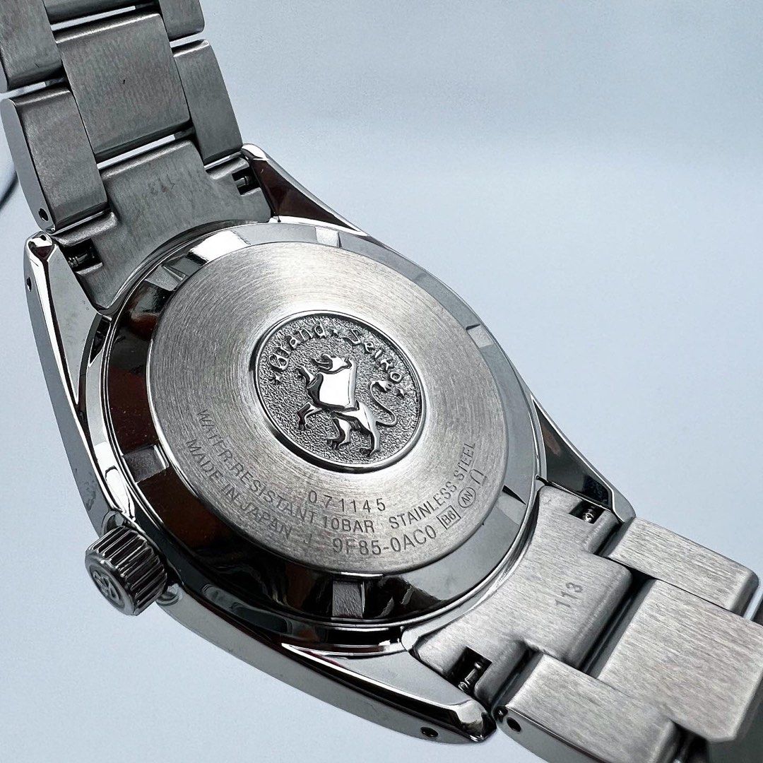 Custom Seiko Mod GS SBGP in silver/cream dial Quartz 39mm, Men's ...