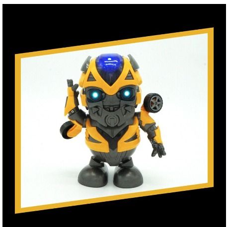 Dance Bumblebee Man Action Figure Toy LED Flashlight with Sound ...