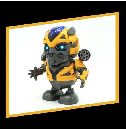 Dance Bumblebee Man Action Figure Toy LED Flashlight with Sound ...