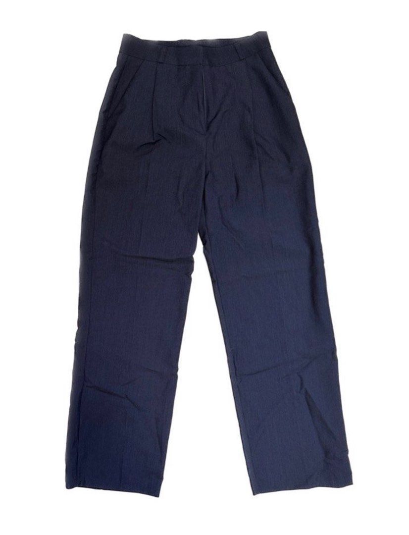 dark grey work pants, Women's Fashion, Bottoms, Other Bottoms on Carousell