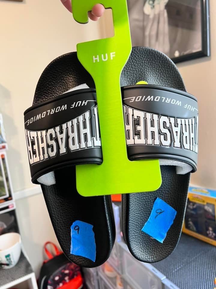 dgk huf x thrasher sta cruz x broken promises vans x primitive slides ...