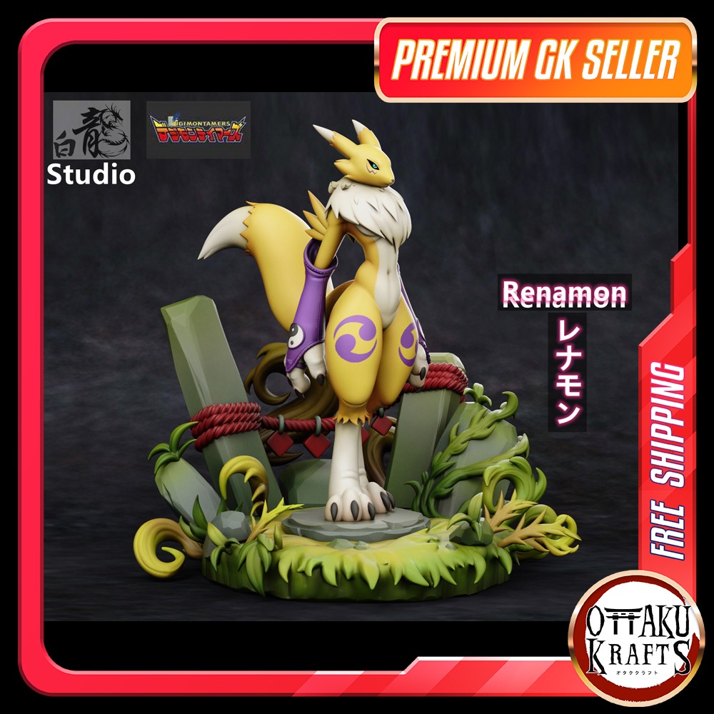 Digimon | Renamon | Bai Long Studio | 【FREE Shipping - PO】GK Figurine ...