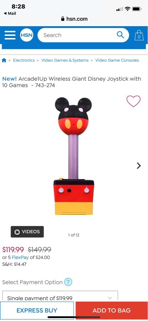 Disney Giant Joystick, Mobile Phones & Gadgets, Other Gadgets on Carousell