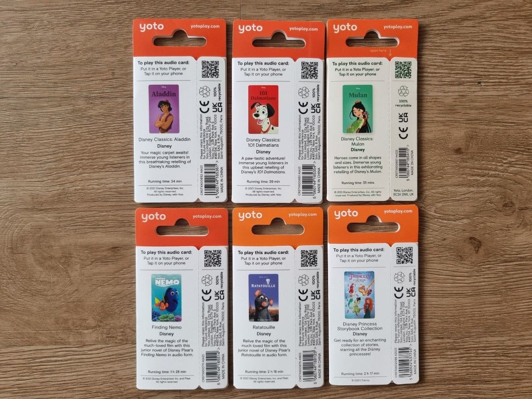 Disney Yoto cards, Hobbies & Toys, Music & Media, Music Accessories on ...