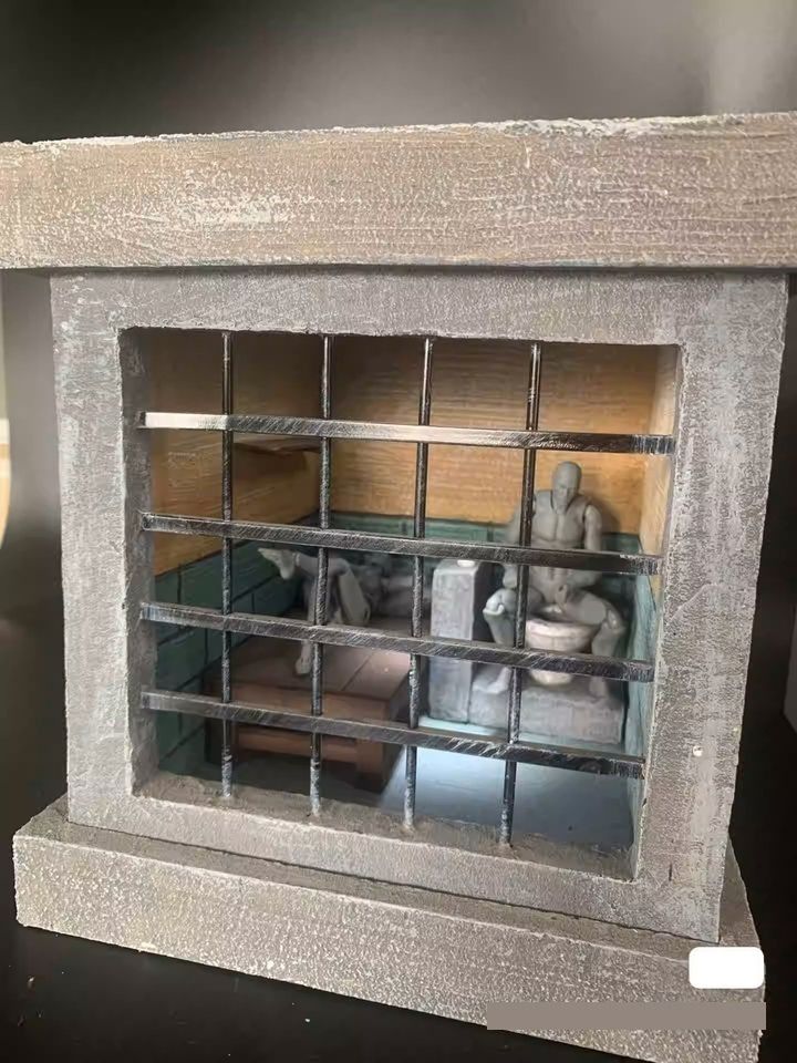 DIY Diorama Prison for 1/12 1/18., Hobbies & Toys, Toys & Games on ...
