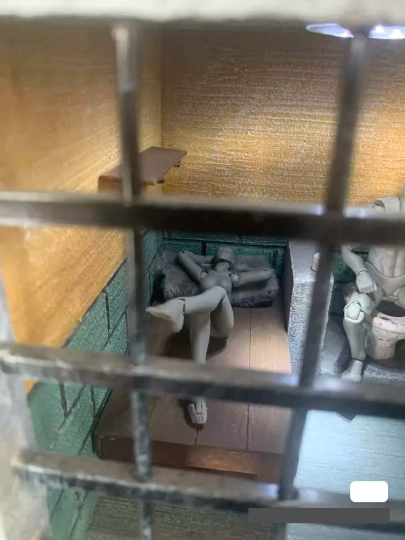DIY Diorama Prison for 1/12 1/18., Hobbies & Toys, Toys & Games on ...