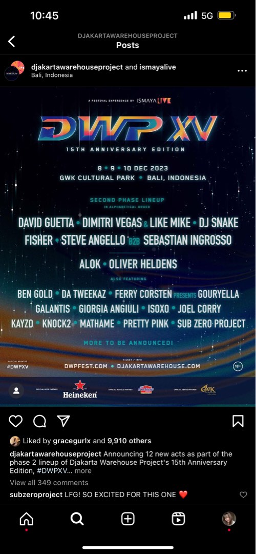 DWP Bali 2023, Tickets & Vouchers, Event Tickets on Carousell