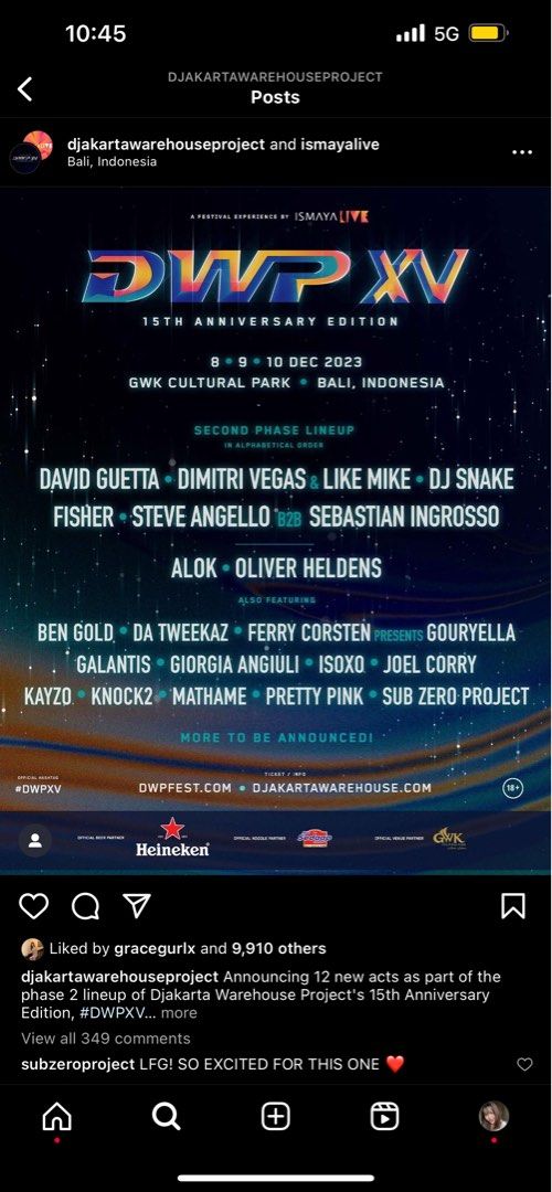 DWP Bali 2023, Tickets & Vouchers, Event Tickets on Carousell