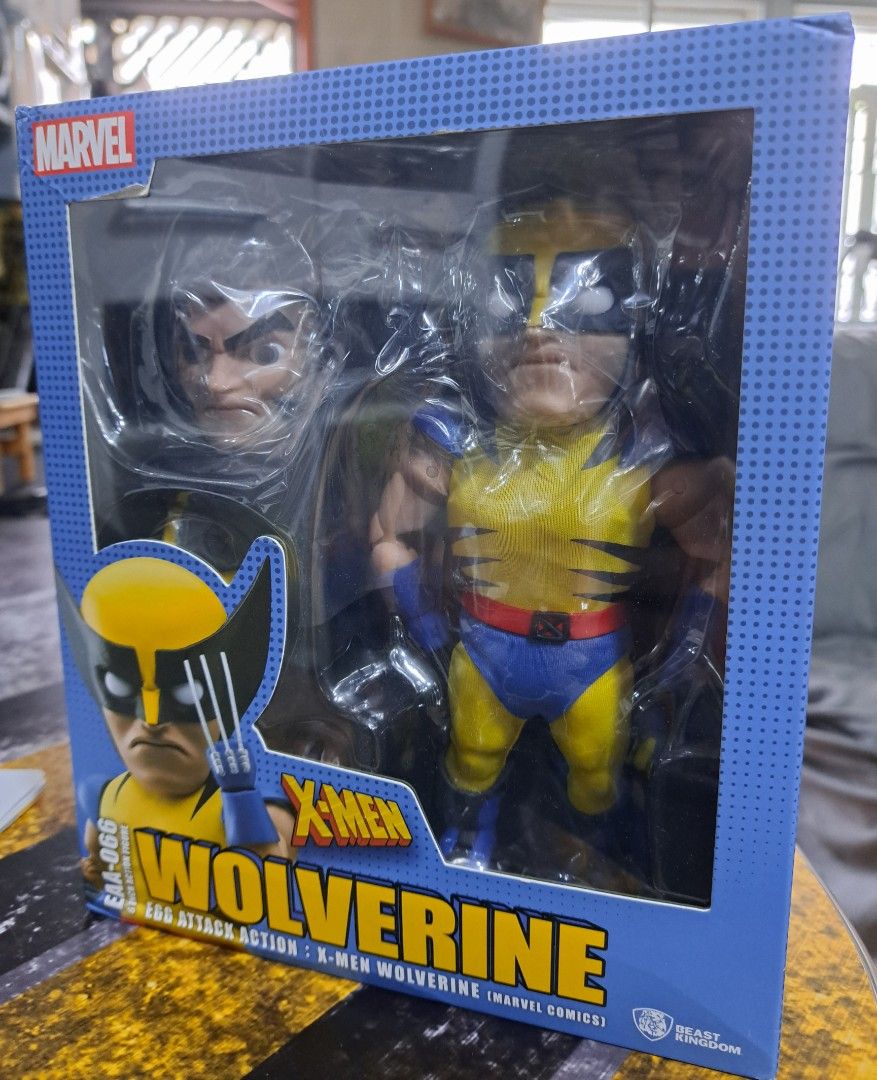 BEAST KINGDOM EGG ATTACK X-MEN WOLVERINE, 興趣及遊戲, 玩具 & 遊戲類 - Carousell