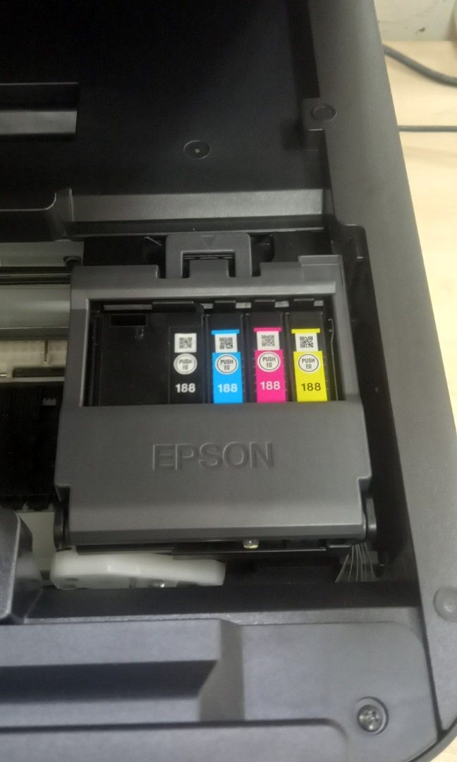 Epson A3 Printer WF 7611 (Can double side copy, scan & print)(Can copy ...