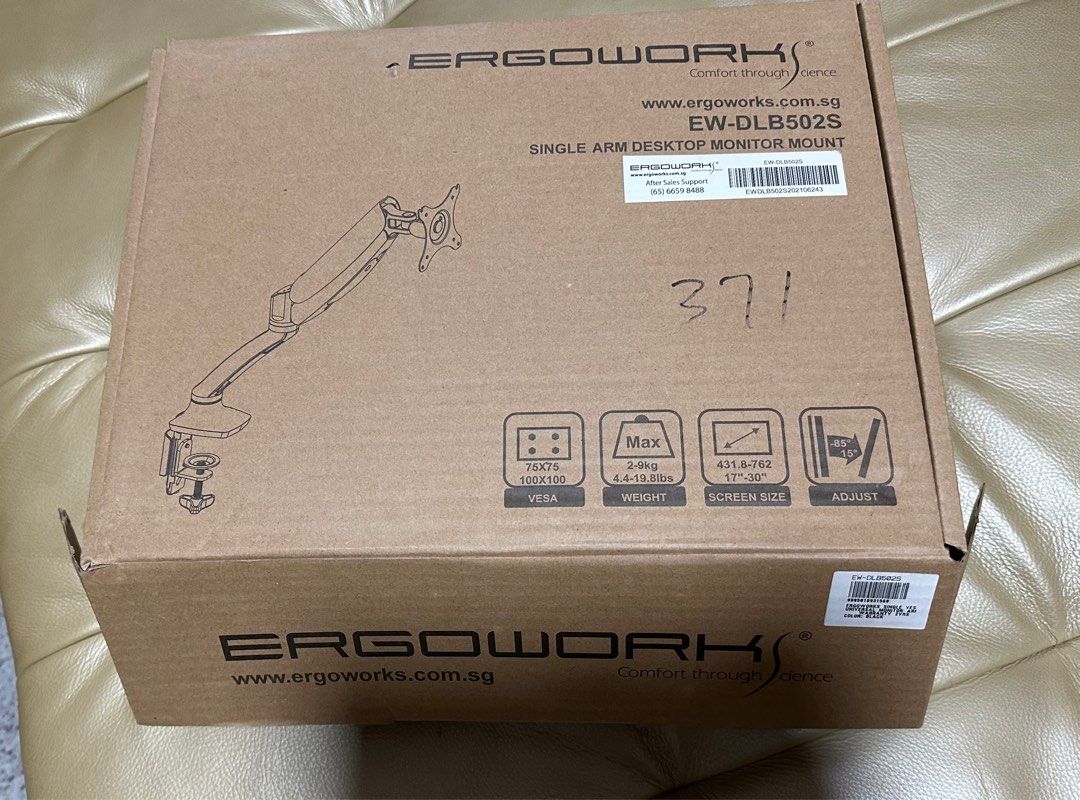 Ergoworks Monitor Arm, Computers & Tech, Parts & Accessories, Other Accessories on Carousell