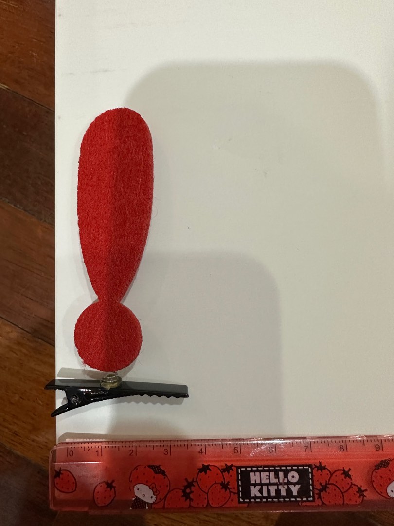 Exclamation mark spring hair pin, Beauty & Personal Care, Hair on Carousell