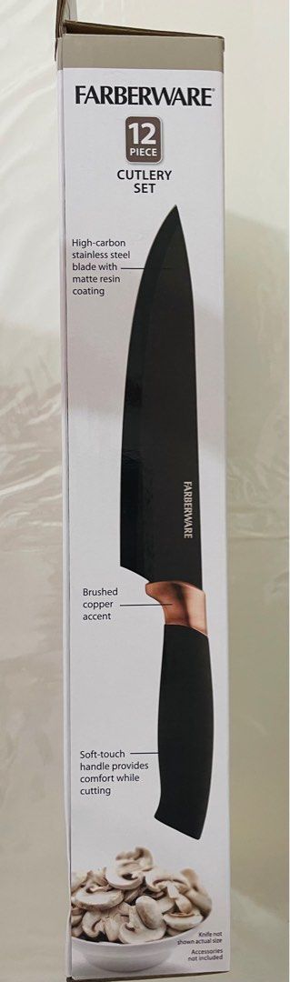 FARBERWARE CUTLERY SET / KNIFE SET (12pc), Furniture & Home Living ...