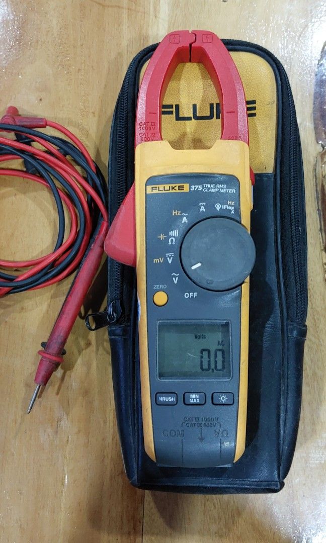 Fluke 375 Clamp Meter, Commercial & Industrial, Construction Tools & Equipment on Carousell