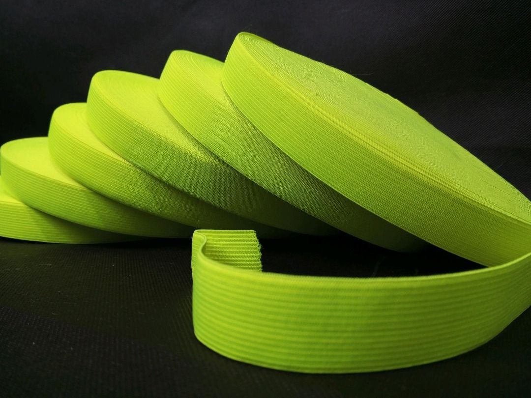 FLUORESCENT YELLOW ELASTIC, Everything Else, Others on Carousell