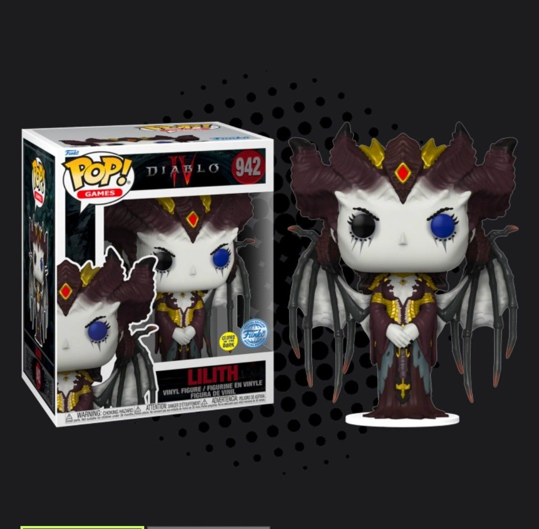 Funko Pop - Diablo IV Lilith glows in the dark 6", Hobbies & Toys, Toys ...