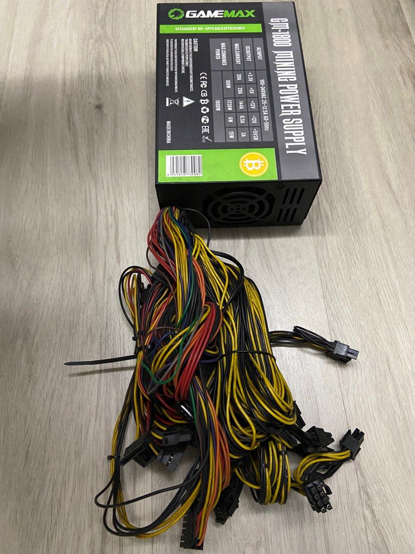 Gamemax 1800w mining psu, Computers & Tech, Parts & Accessories, Computer Parts on Carousell