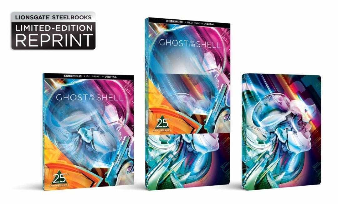 Ghost in the Shell 25th Anniversary Exclusive Steelbook [4K Ultra HD ...