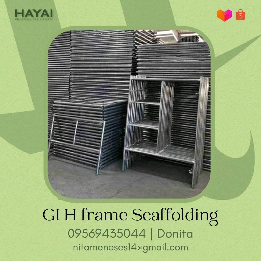 GI H frame Scaffolding, Commercial & Industrial, Industrial Equipment ...
