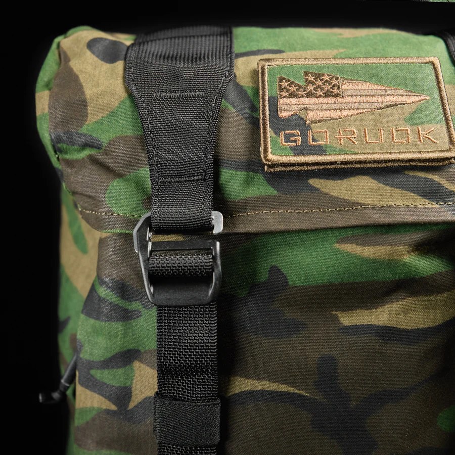 Goruck M22 Wax Canvas Woodland Camo, Men's Fashion, Bags, Backpacks on Carousell