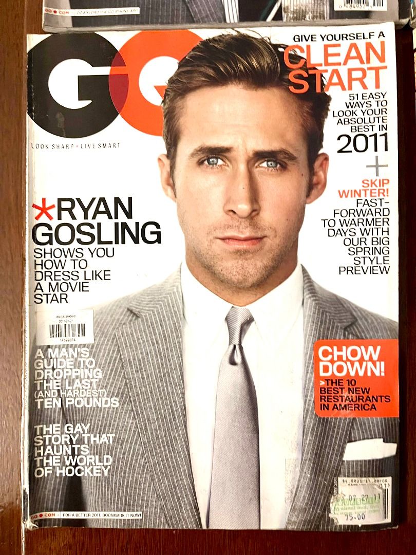 GQ magazines International issues (part 2), Hobbies & Toys, Books ...