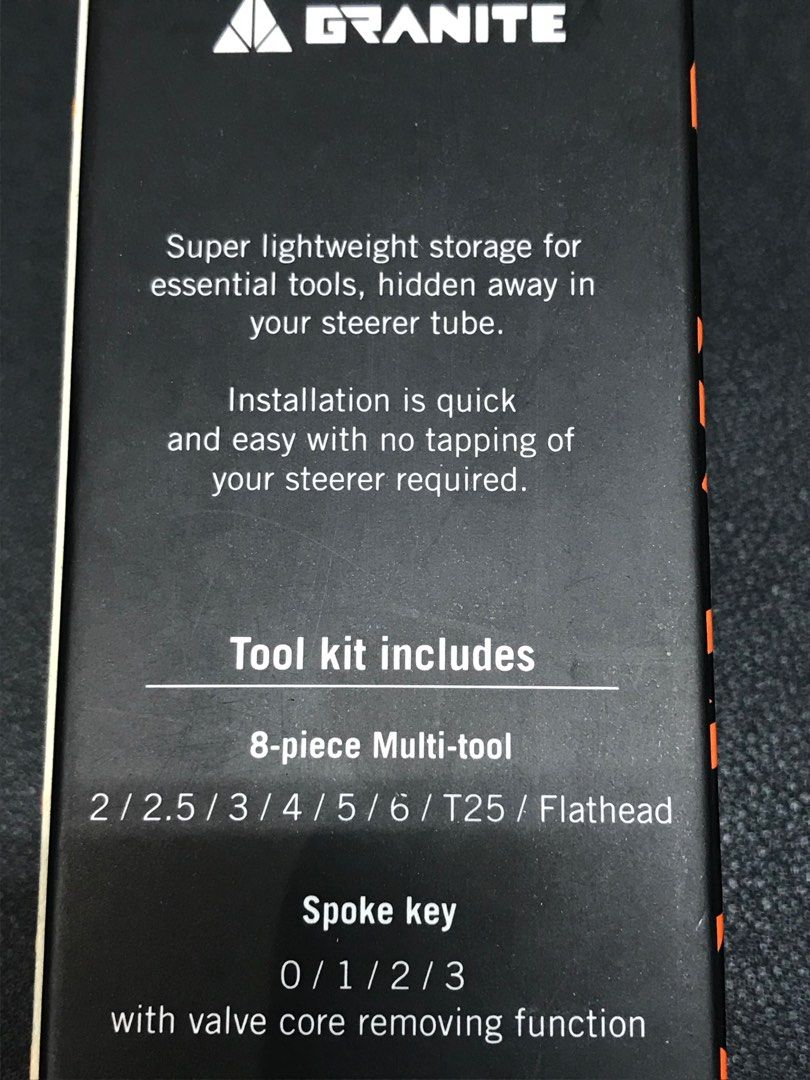 Granite Steerer Tube stash Multi Tool, Sports Equipment, Bicycles ...