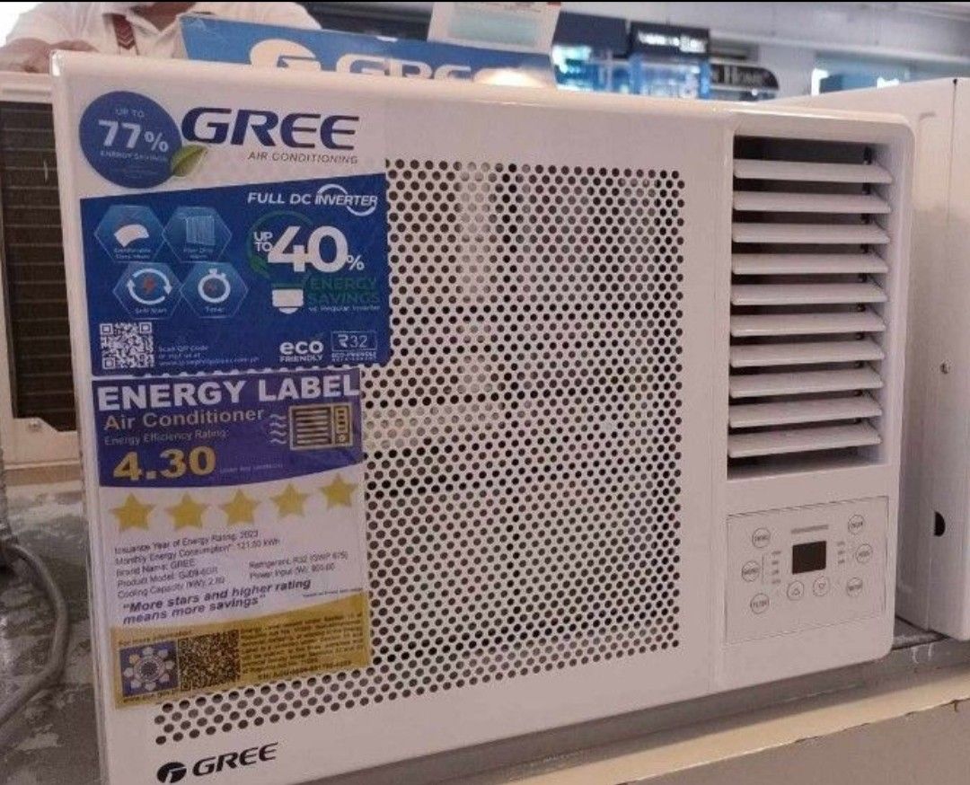 GREE WINDOW TYPE AIRCON FULL DC INVERTER BEST DEAL CHRISTMAS SALE PROMO ...